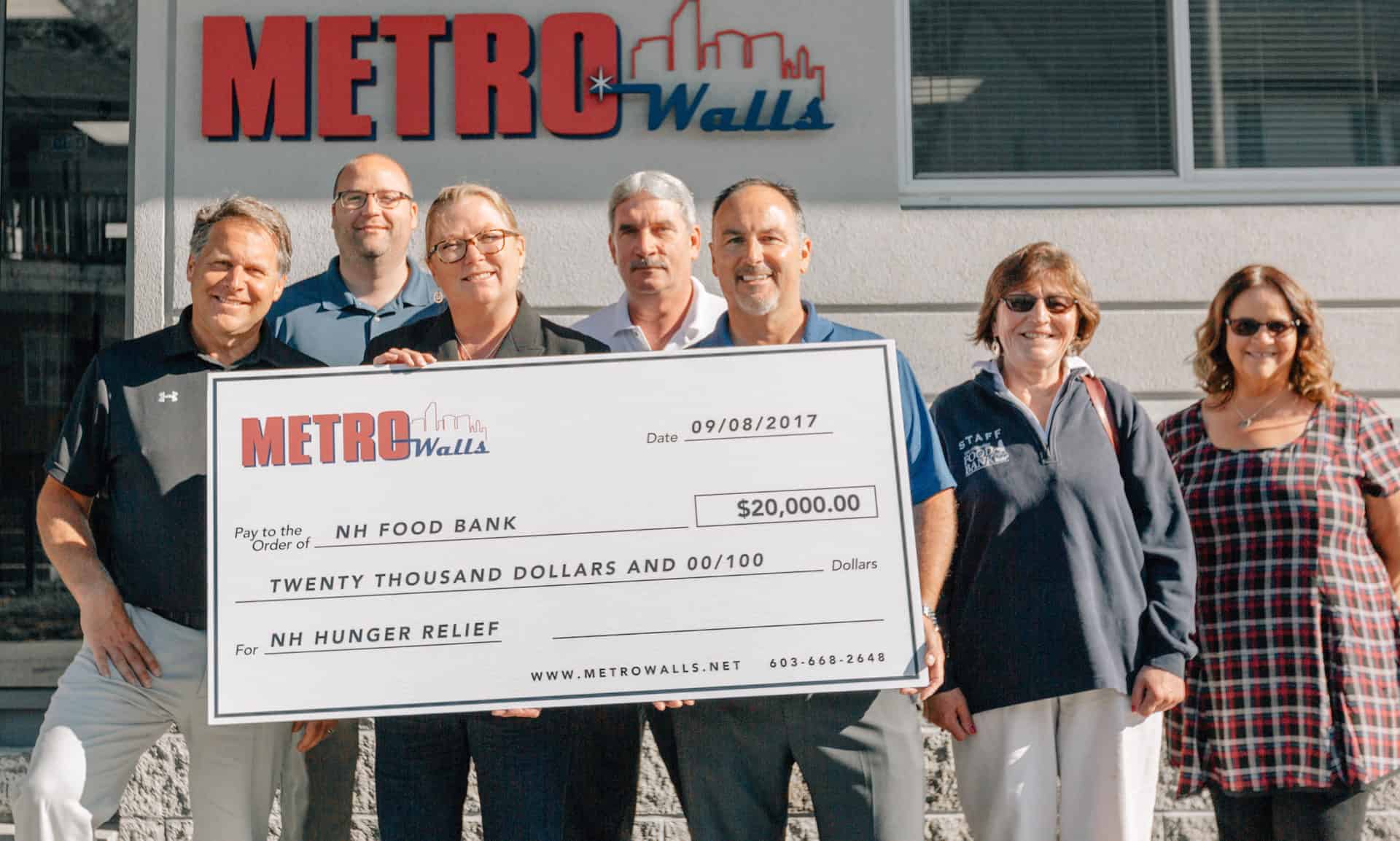 Metro Walls Helps Kick off Hunger Action Month | High-Profile Monthly