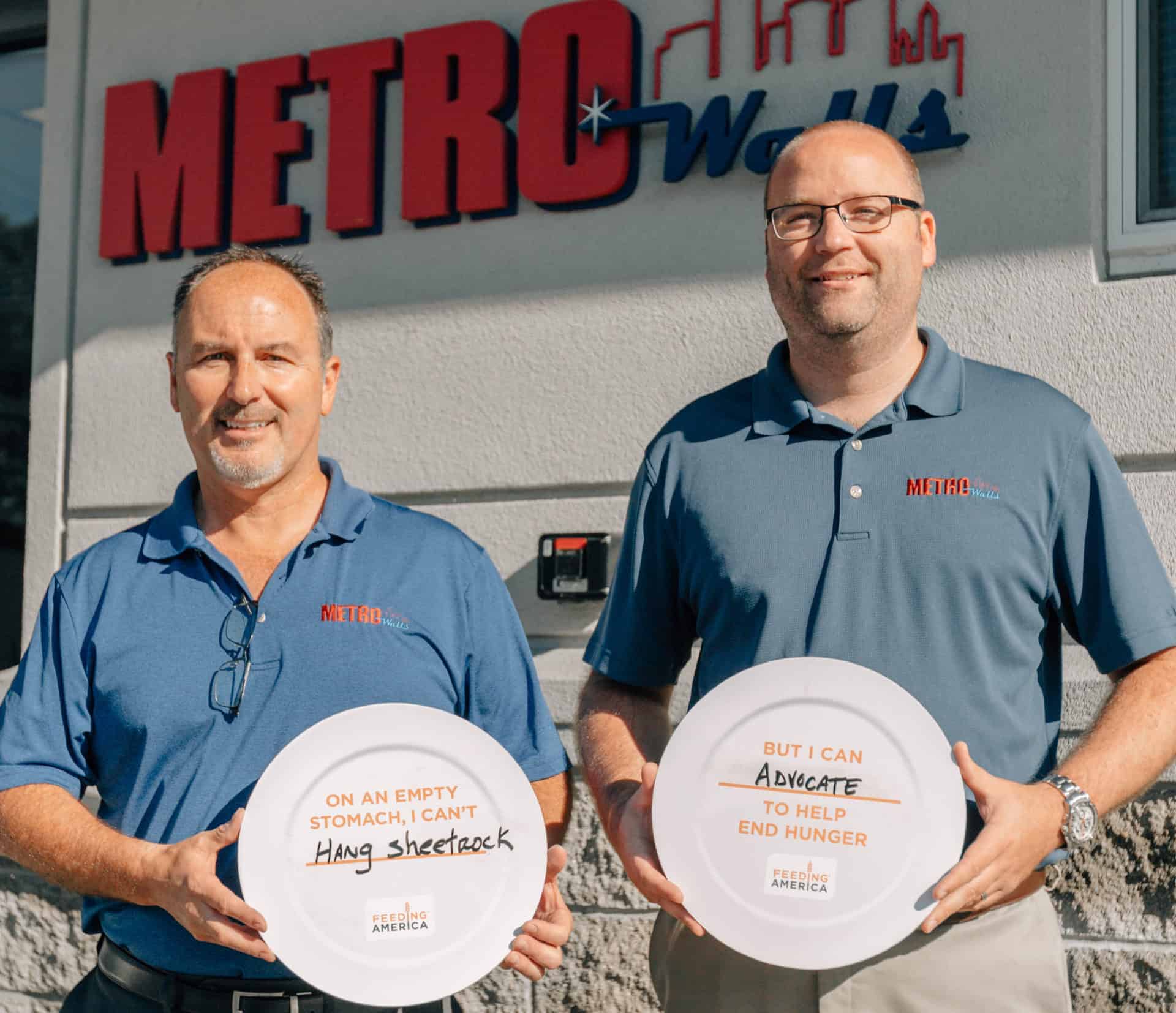 Metro Walls Helps Kick off Hunger Action Month | High-Profile Monthly