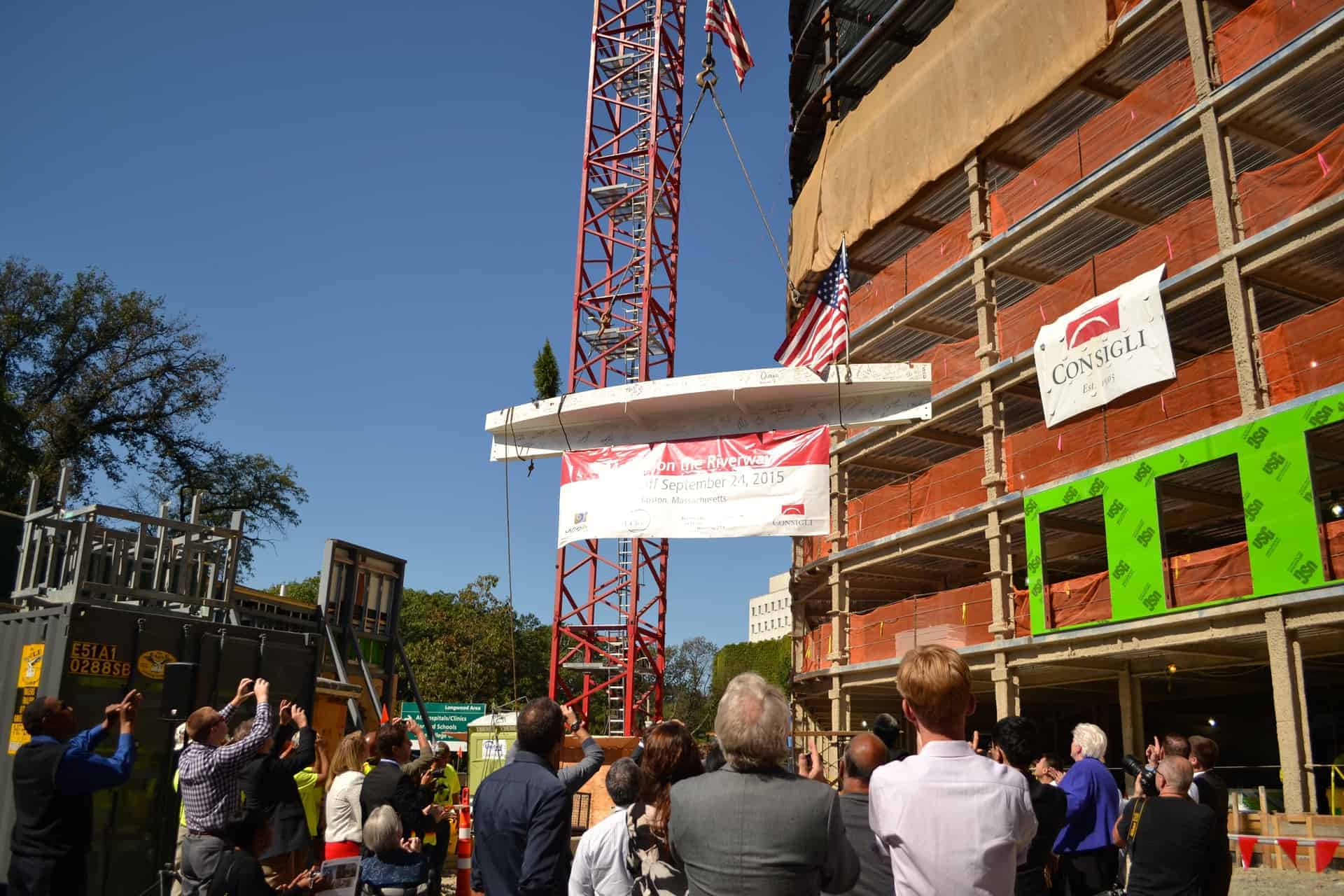 CWDG Takes Part in Topping-Off Ceremony for Mosaic on the Riverway ...