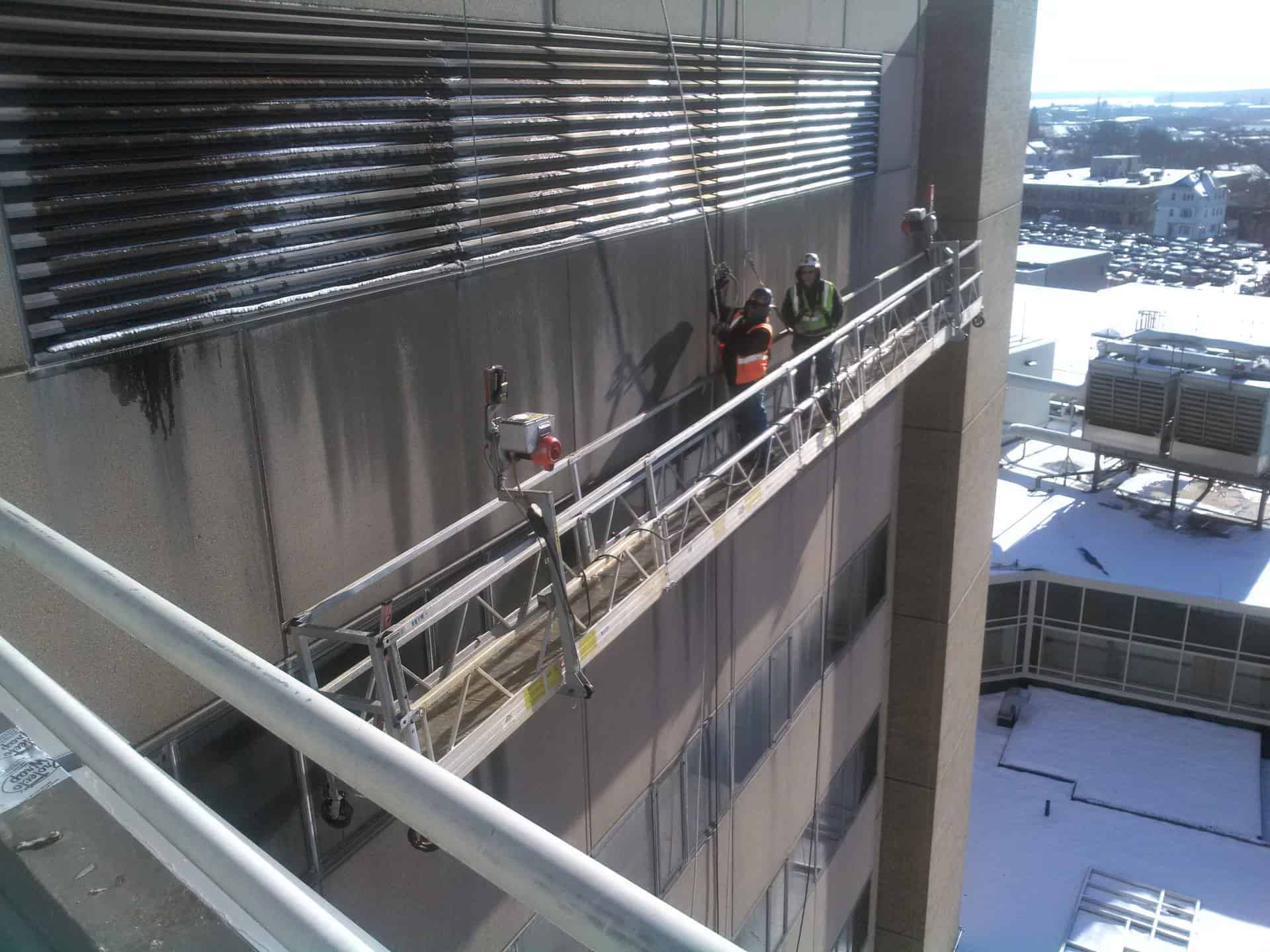 Marr Scaffolding Works on Charlton Hospital - High-Profile Monthly