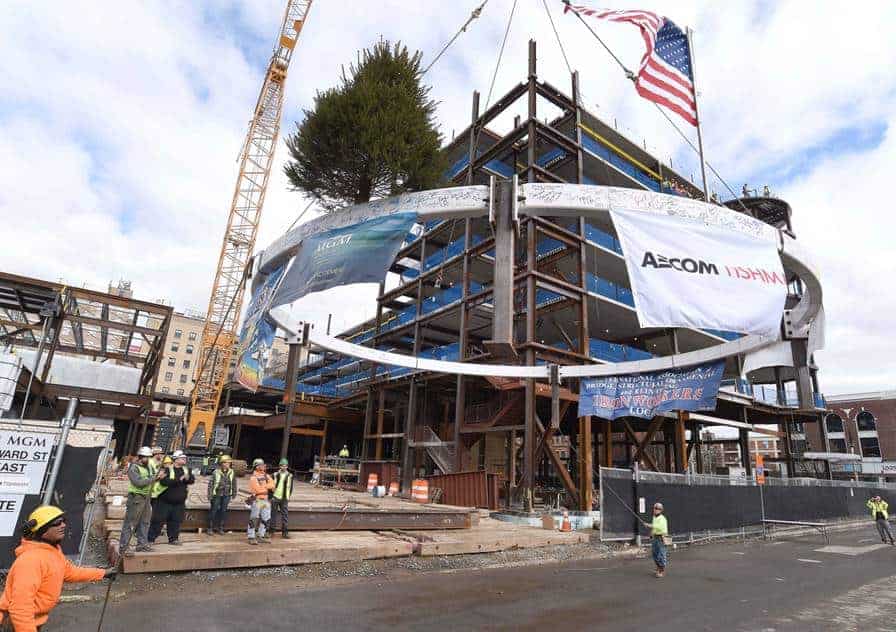 MGM Springfield Tops Off | High-Profile Monthly