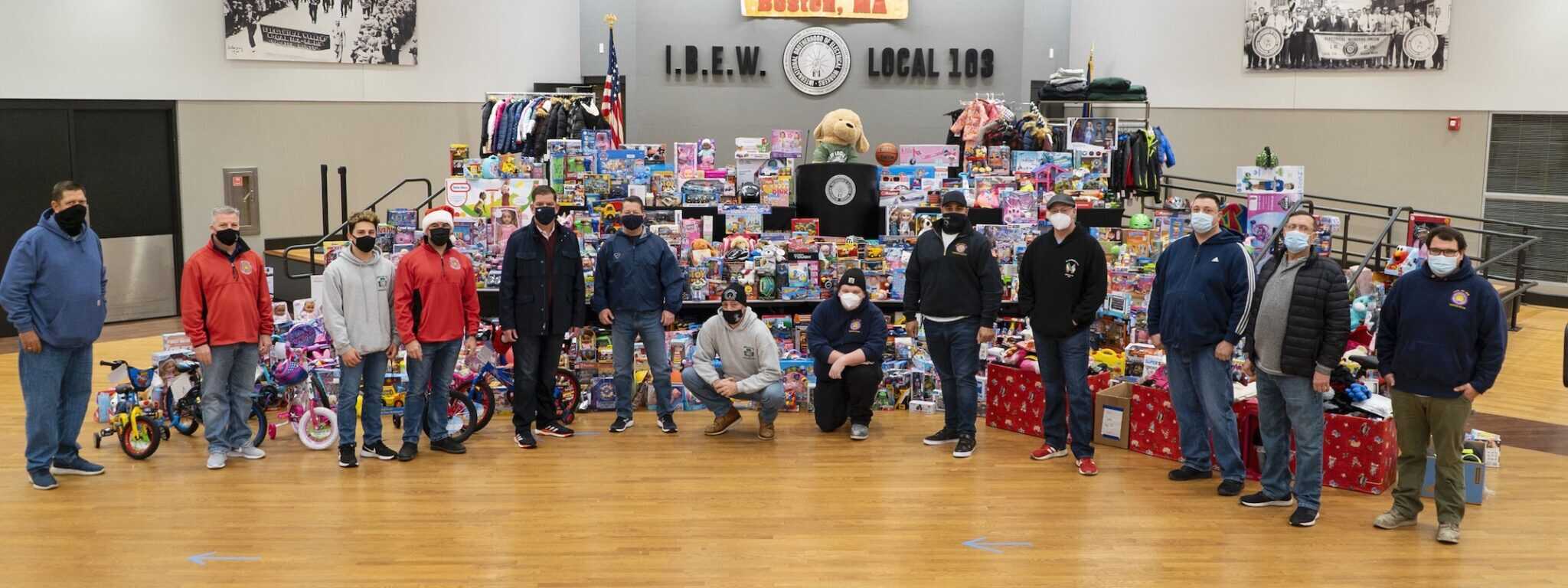 IBEW Local 103 Donates to Toy Drive | High-Profile Monthly