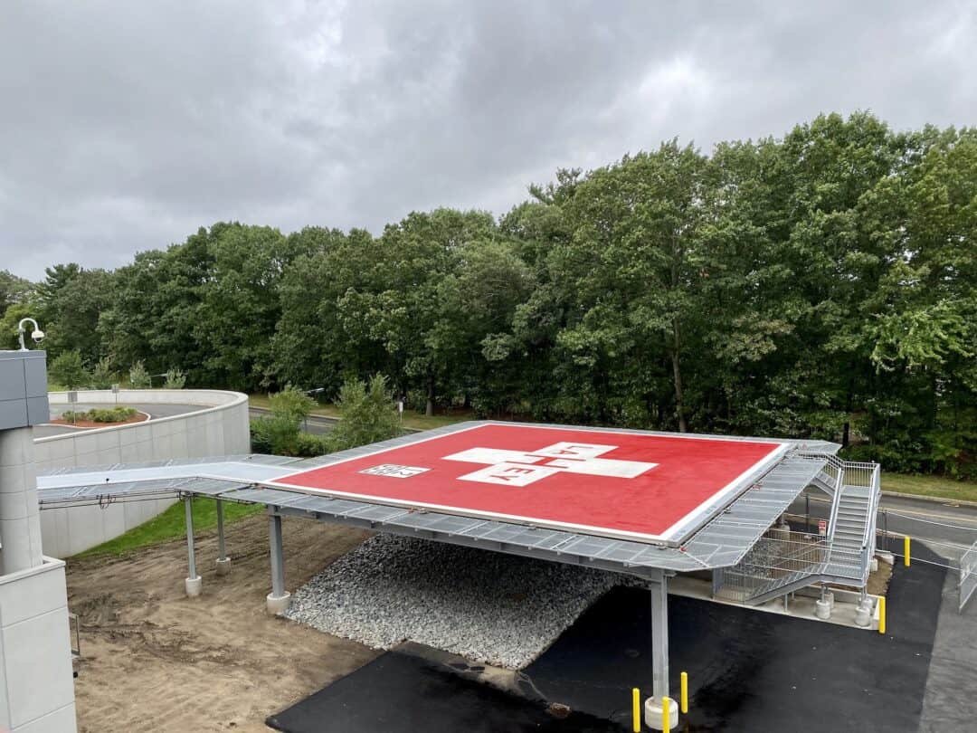 Helideck Completed at Lahey Hospital & Medical Center | High-Profile ...