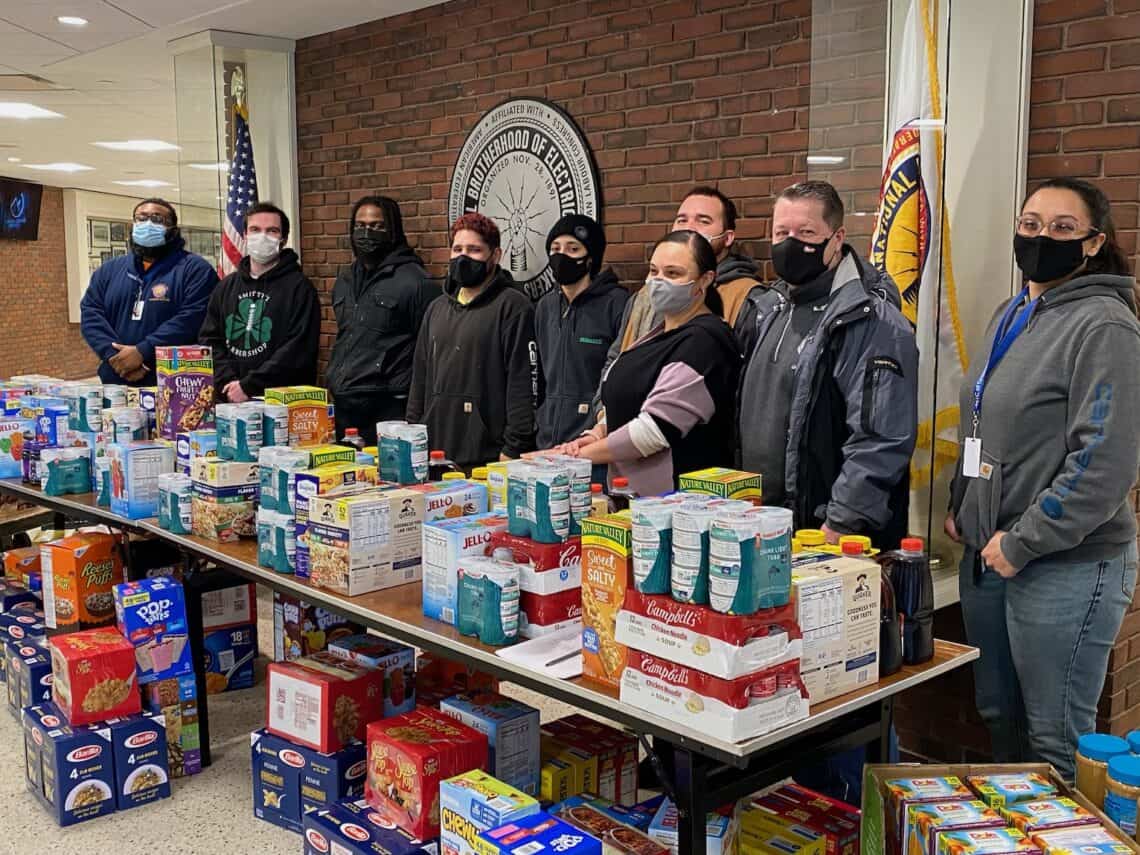 IBEW Local 103 Helps Combat Food Insecurity | High-Profile Monthly