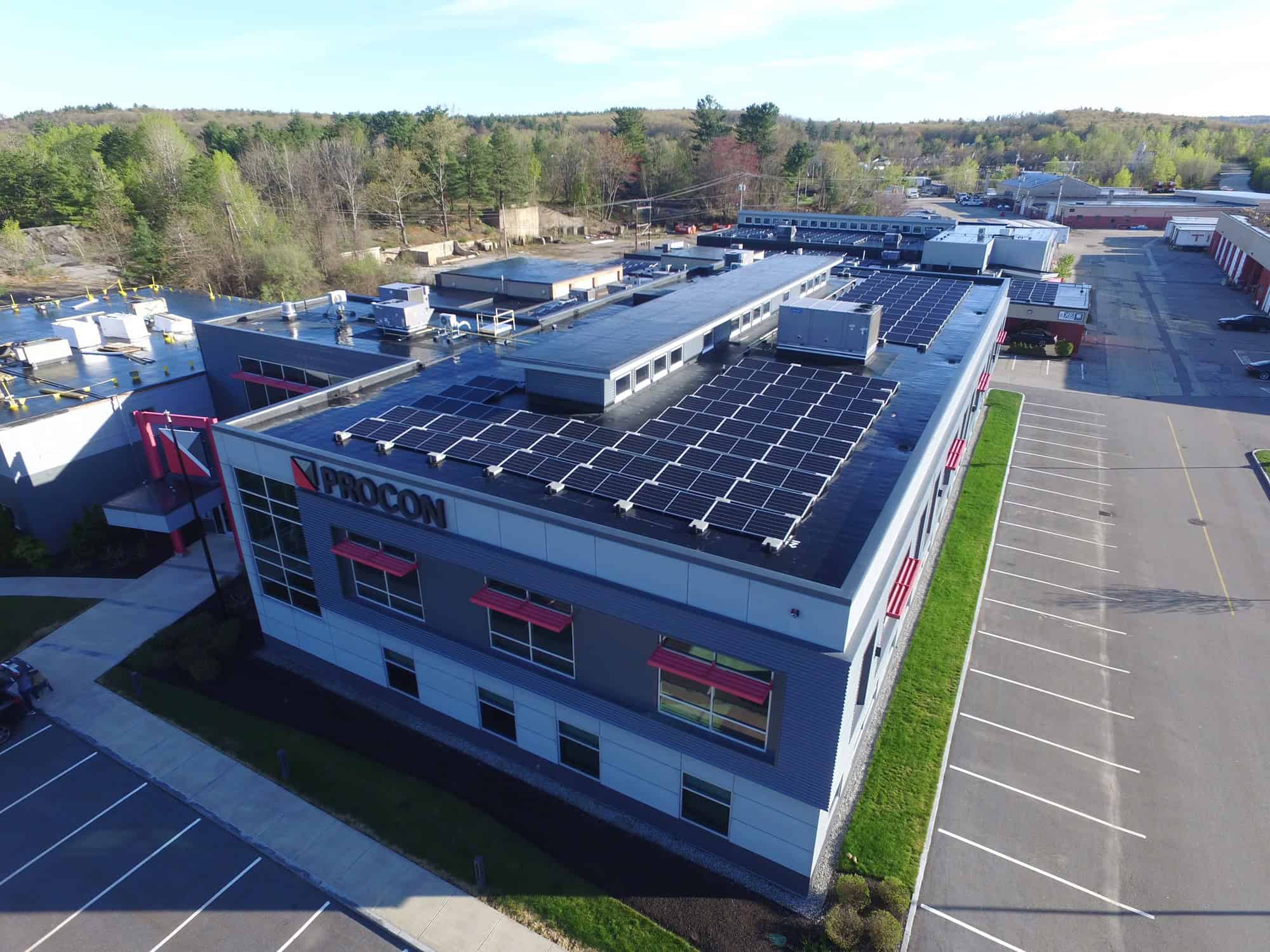 PROCON Adds Rooftop Solar Array to Hooksett HQ | High-Profile Monthly