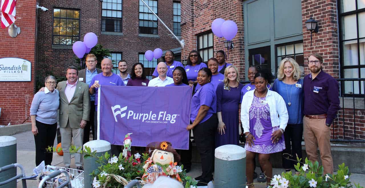 Standish Village Celebrates Purple Flag for Dementia Care Accreditation ...
