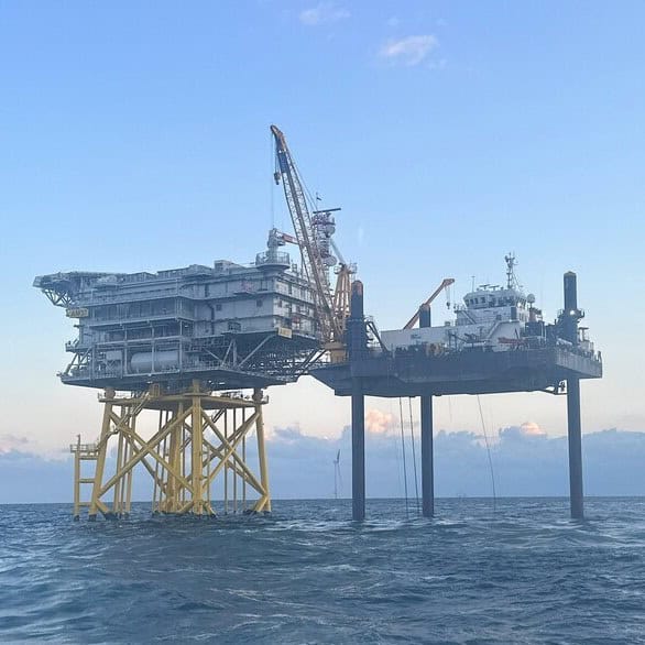 Installation of Vineyard Wind 1 Project's Electrical Service Platform ...