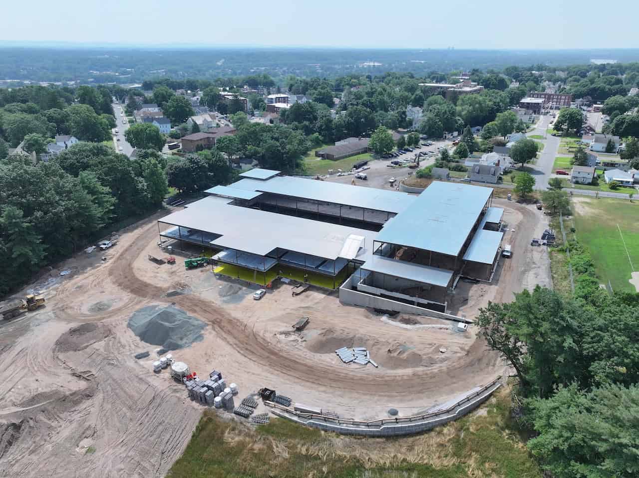 Fontaine Bros. Celebrates Topping Off of New Middle School in Holyoke ...