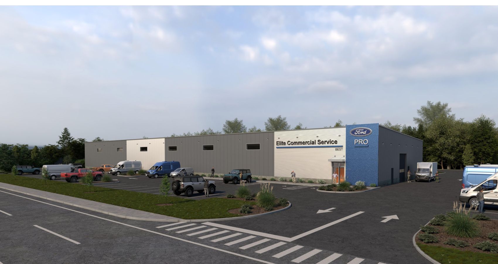 Jewett Construction Underway on Best Ford Service Center in Nashua ...