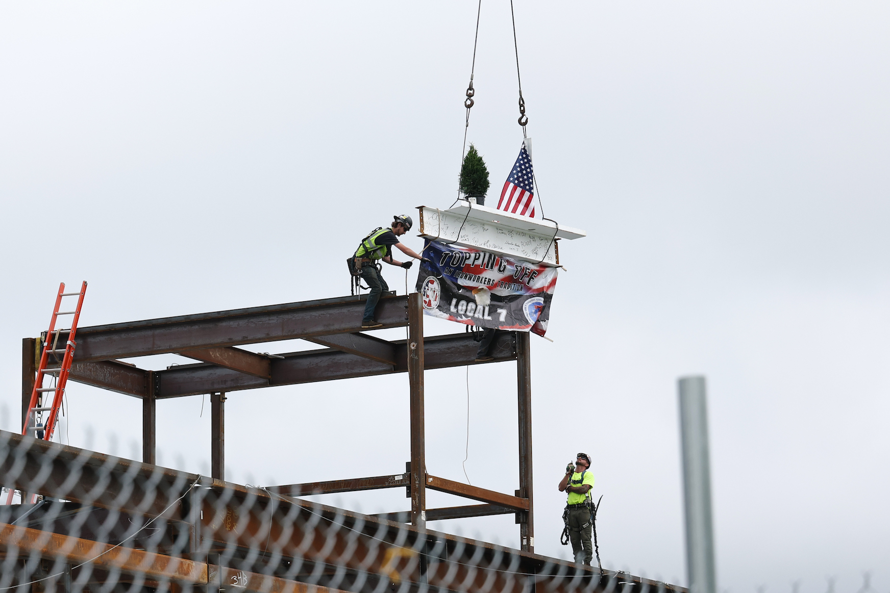 Suffolk, The Kraft Group Top Off New England Patriots Training Facility ...
