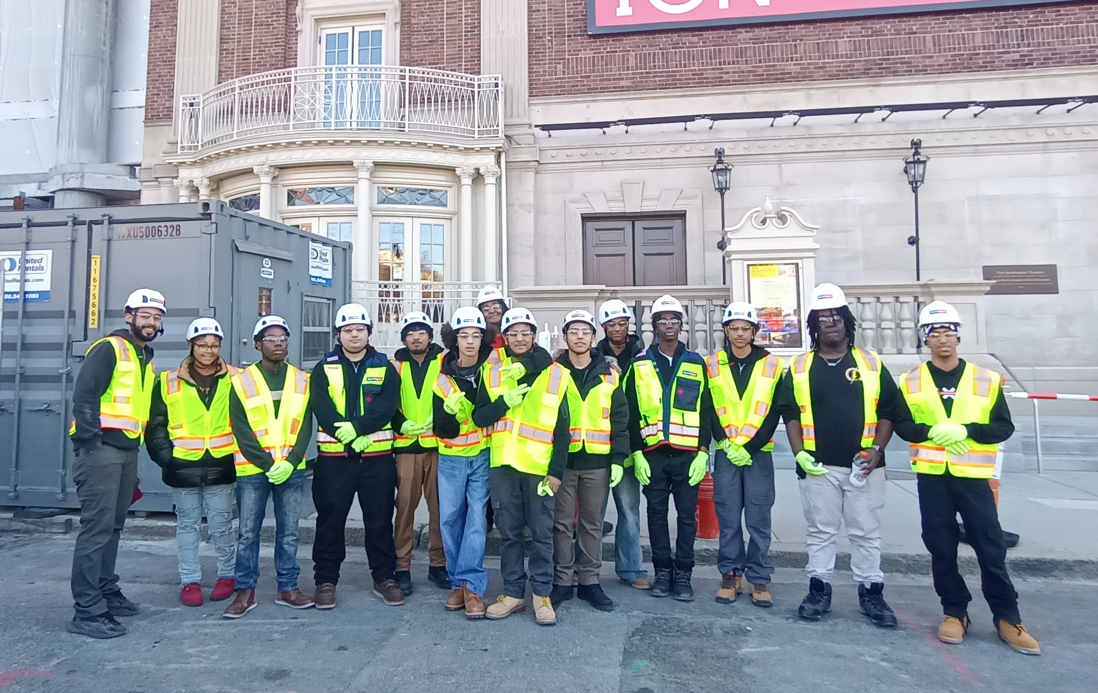 Suffolk Hosts Madison Park Electrical Students at Huntington Tower Site ...
